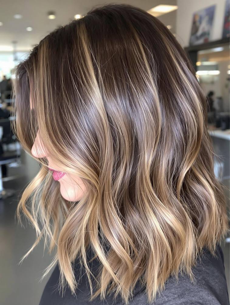Voici pourquoi le balayage miel sur cheveux noirs cartonne chez les ...